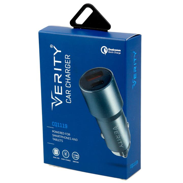 قیمت و خرید شارژر فندکی وریتی مدل C1119 به همرا کابل تبدیل USB-C