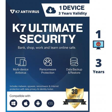 قیمت و خرید K7 Ultimate Security لایسنس اورجینال یک دیوایس یکساله