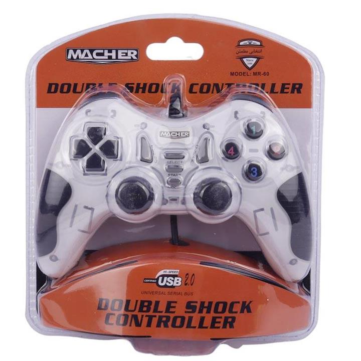 قیمت و خرید دسته بازی تک شوک دار سیمی Macher MR-60
