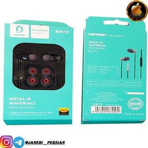 قیمت و خرید هندزفری سیمدار DENMEN DR12