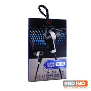 قیمت و خرید هندزفری سیمی Ayunwish مدل AW-347