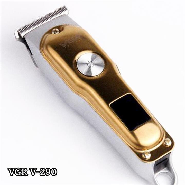 قیمت و خرید ماشین ریش تراش و خط زن مدل VGR V-292 رنگ طلایی،دارای نمایشگر