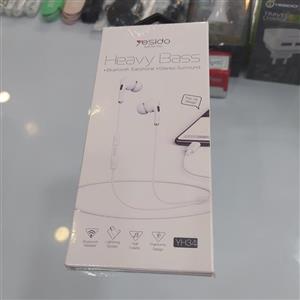 قیمت و خرید هندزفری یسیدو مدل YH34 سیمدار رنگ سفید جک لایتنینگ