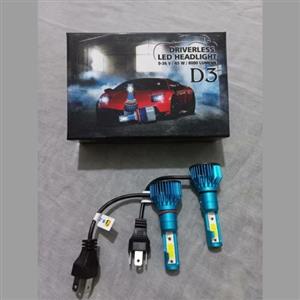 قیمت و خرید هدلایت خودرو D3 رنگ سفید پایه H4