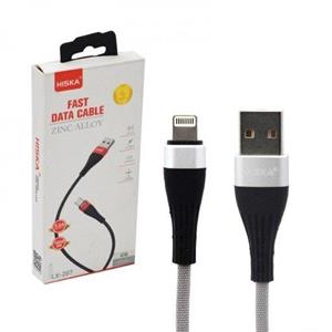 قیمت و خرید کابل آیفون هیسکا (HISKA) طول 1 متر مدل LX-207\n\n