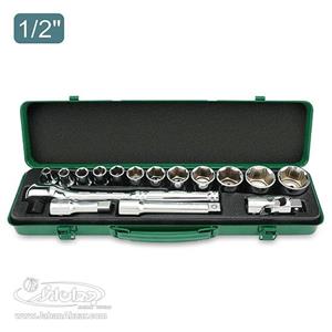 قیمت و خرید جعبه بکس 16 پارچه 1.2 - 6پر تاپتول TOPTUL 1601