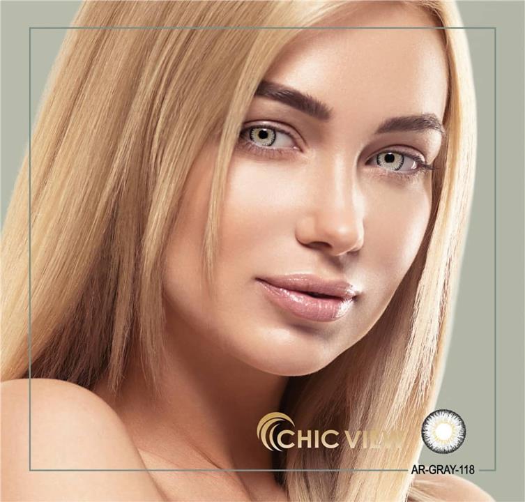 قیمت و خرید لنز چشم چیک ویو مدل Chic view soft contact lens AR-GRAY-118