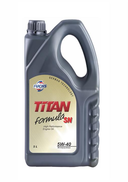 قیمت و خرید روغن موتور فوکس فول سینتتیک TITAN FORMULA SN 5W40 (5L)