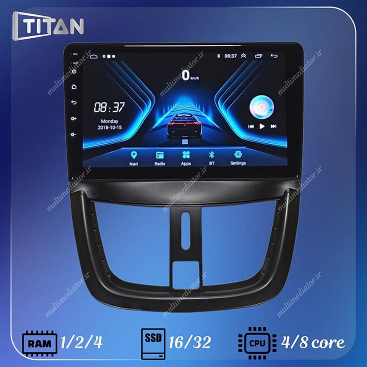 قیمت و خرید مانیتور اندروید پژو 207i و 207i SD (16و2) ارسال با تیپاکس