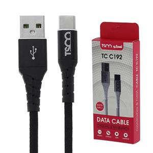قیمت و خرید کابل تبدیل USB به USB-C تسکو مدل TSCO TCA 192