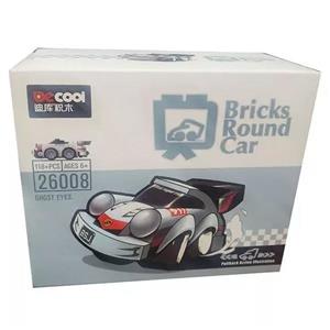 قیمت و خرید ساختنی دیکول مدل Bricks Round Car کد 26008