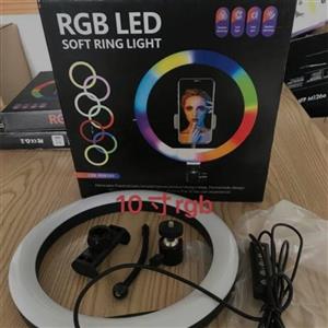 قیمت و خرید رینگ لایت RGB دارای 4 تیف نوری اصلی با کیفیت مدل RGB260