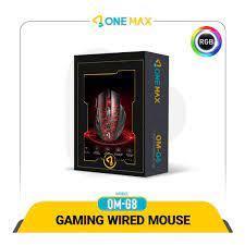 قیمت و خرید موس گیمینگ سیم دار ONE MAX مدل OM-G8