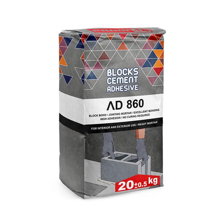 قیمت و خرید چسب سیمانی و هبلکس AD 860 20 کیلویی