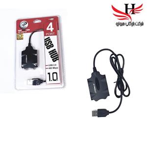 قیمت و خرید هاب سیم دار ایکس پی 4 پورت xp-801