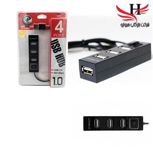 قیمت و خرید هاب سیم دار ایکس پی 4 پورت xp-806