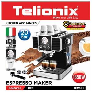قیمت و خرید اسپرسو ساز تلونیکس ( قهوه ساز تلیونیکس telionix) مدل 5119 ...