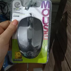 قیمت و خرید ماوس سینی Xp-m690 رنگ مشکی طول کابل یک متر
