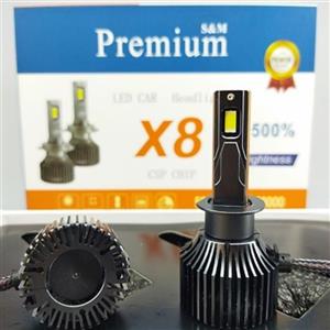 قیمت و خرید هدلایت حرفه ای چیپ CSP کنباسدار X8 برند پرمیوم پایه H1