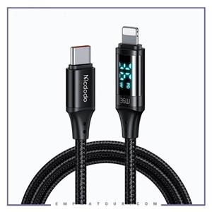 قیمت و خرید کابل شارژ و انتقال داده+نمایشگر دیجیتال تایپ سی به لایتنینگ ...