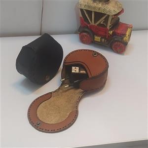 قیمت و خرید کیف هندزفری یا شارژر یا وسایل ریز تهیه شده از چرم طبیعی بزی ...