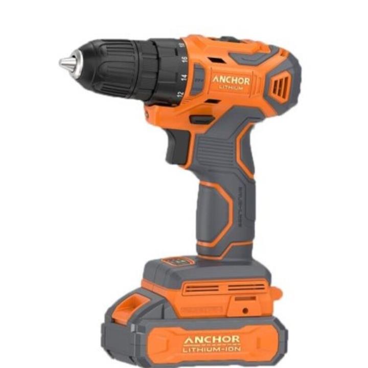 قیمت و خرید دریل شارژی 20 ولت براشلس آنکور دو باتری مدل DCE1