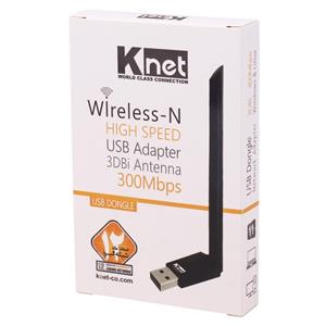 قیمت و خرید کارت شبکه بی سیم آنتن دار K-Net 3dbi 300Mbps