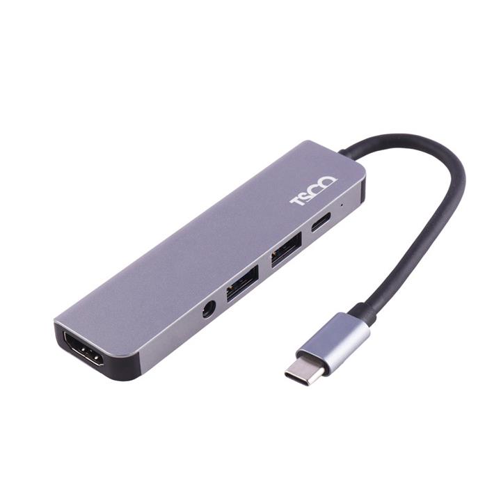 قیمت و خرید هاب 5 پورت تایپ سی تسکو مدل HUB TYPE-C TSCO THU-1160