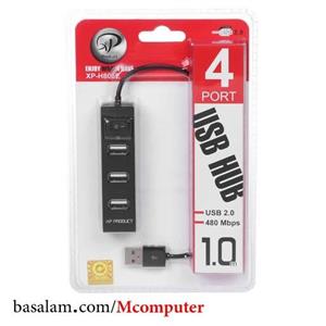 قیمت و خرید هاب 4 پورت کلیددار USB 2.0 ایکس پی XP H806E