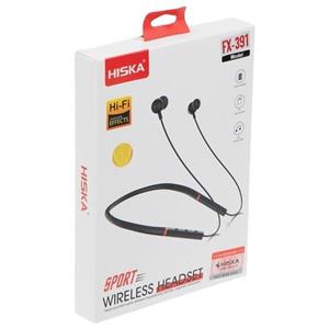 قیمت و خرید هندزفری گردنی hiska بلوتوثی مدل fx-391 تا برج 11 سال 1402