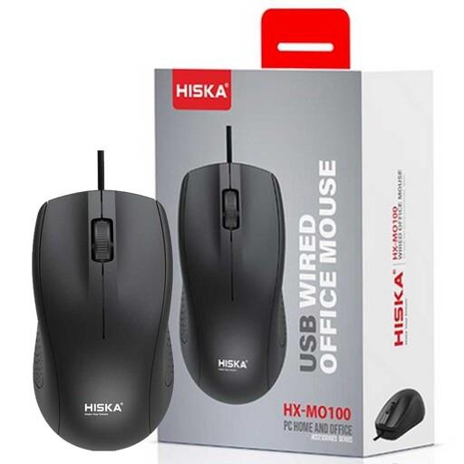 قیمت و خرید ماوس سیم دار هیسکا مدل MO100