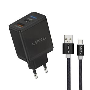 قیمت و خرید شارژر دیواری لیتو مدل LH-21 USB-C