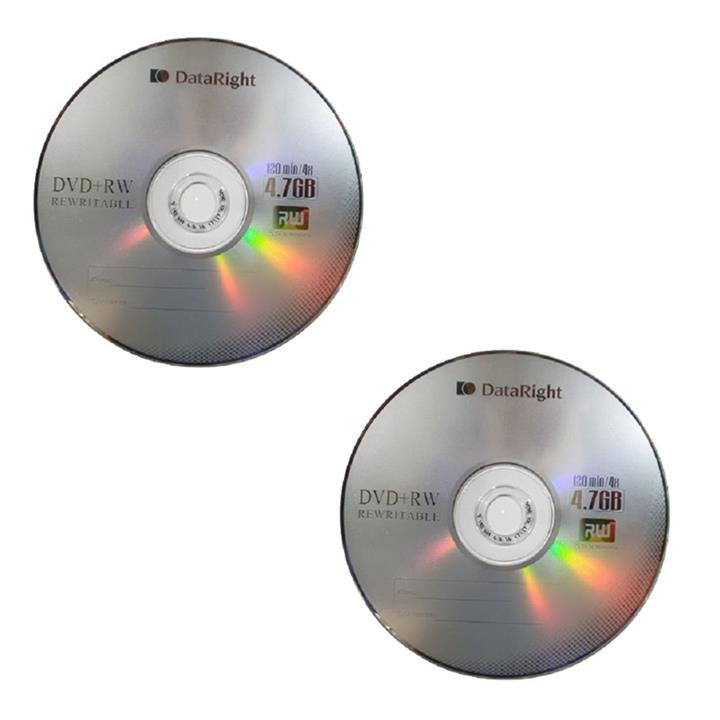 قیمت و خرید دی وی دی خام دیتا رایت مدل DVD+RW بسته 2 عددی