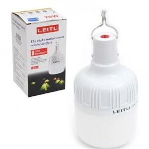 قیمت و خرید لامپ آویزی کمپی شارژی 20 وات لیتو چراغ سیار مسافرتی leitu