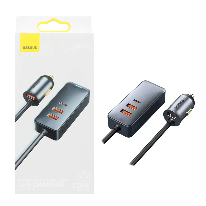 قیمت و خرید شارژر فندکی باسئوس مدل CCBT-B0G 120W