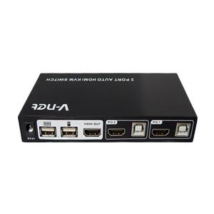 قیمت و خرید کی وی ام سوئیچ 2 پورت HDMI وی نت Vnet V-SWKH1402