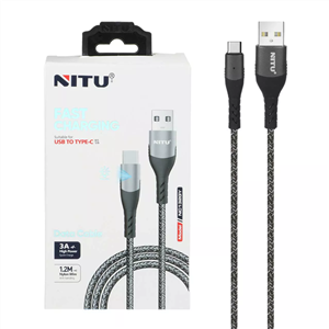 قیمت و خرید کابل تبدیل USB به USB-C نیتو مدل NC132GY طول 1.2 متر