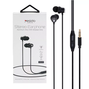 قیمت و خرید هندزفری گردنی با سیم Yesido مدل YH31-مشکی