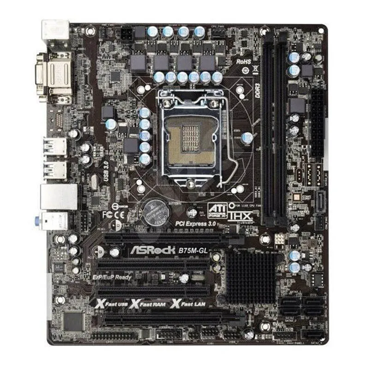 قیمت و خرید مادربرد ASROCK B75M-GL (استوک)