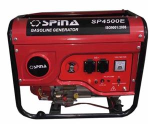 قیمت و خرید موتور برق 3 کیلو وات بنزینی استارتی اسپینا مدلSP4500E