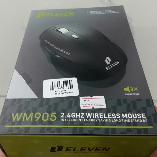 قیمت و خرید موس بی سیم Eleven مدل WM905مشکی رنگ