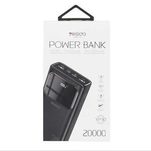 قیمت و خرید پاوربانک (PD و فست شارژ) یسیدو 20000 میلی آمپر22.5W مدل YP30 - مشکی