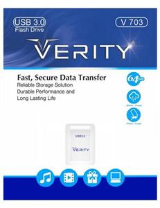 قیمت و خرید فلش مموری وریتی مدل V703 USB3 ظرفیت 64 گیگابایت