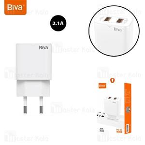 قیمت و خرید شارژر دیواری بیوا Biva HC-04 شدت جریان 2.1 آمپر همراه با کابل
