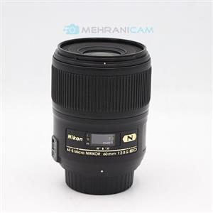 قیمت و خرید لنز دست دوم نیکون Nikon 60mm Micro F2.8G