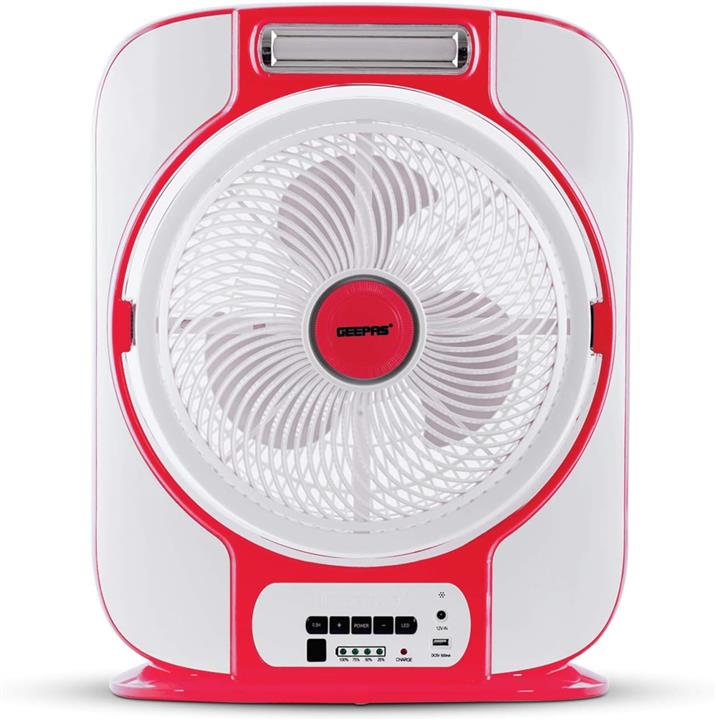 قیمت و خرید پنکه رومیزی شارژی جیپاس مدل Geepas GF989-RD