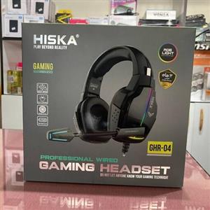 قیمت و خرید هدست سیم دار گیمینگ هیسکا GHR-04