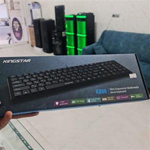 قیمت و خرید کیبورد سیم دار کینگ استار مدل Kb80