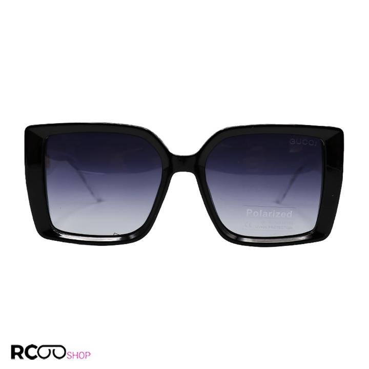 قیمت و خرید عینک آفتابی پلاریزه زنانه با فریم رنگ مشکی، مربعی و دسته ...