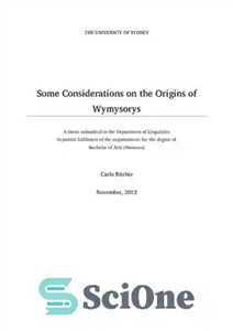 قیمت و خرید دانلود کتاب Some Considerations on the Origins of Wymysorys ...